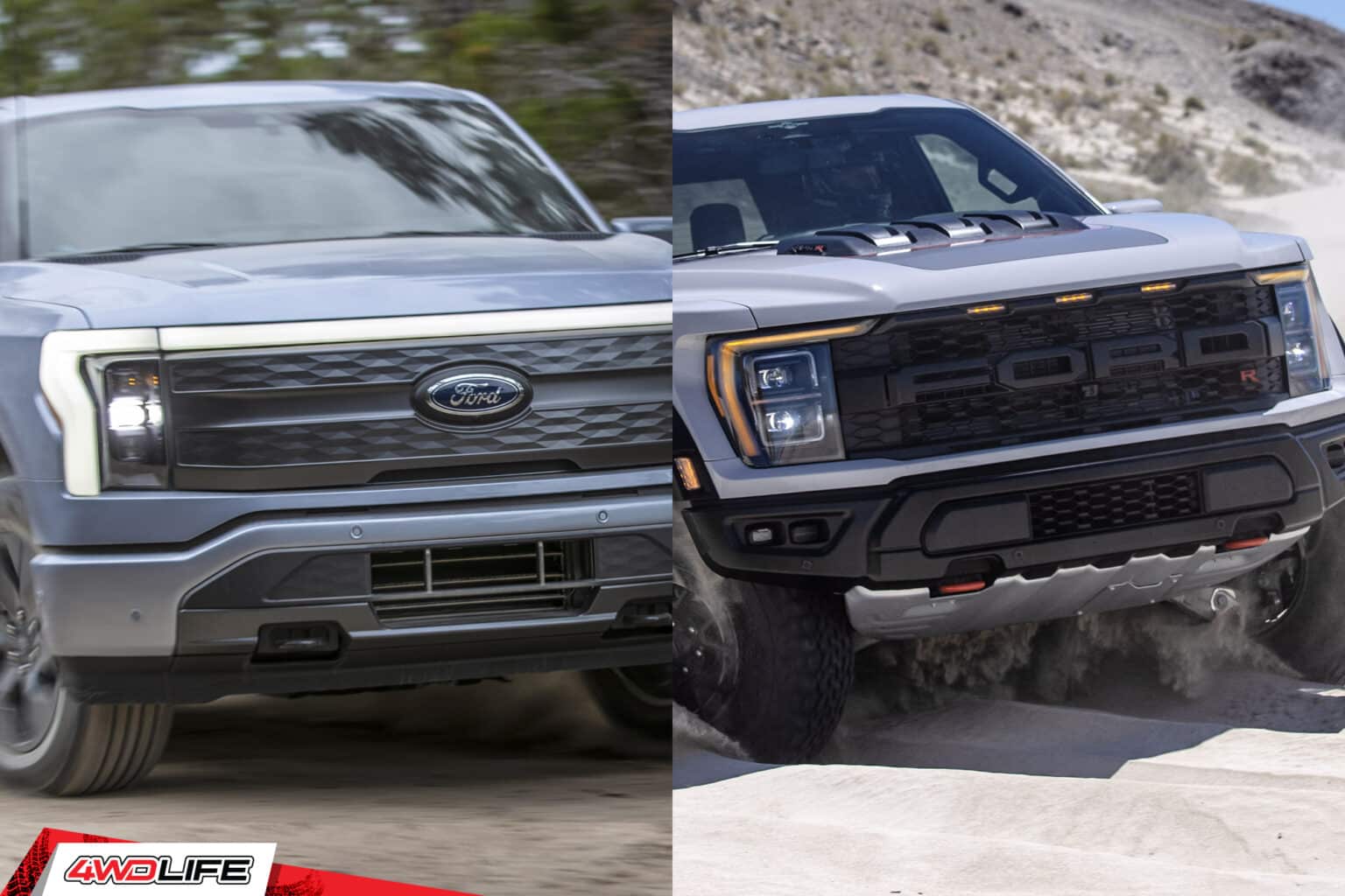 Ford F-150 Lightning vs. Ford F-150 Raptor | 4WD Life
