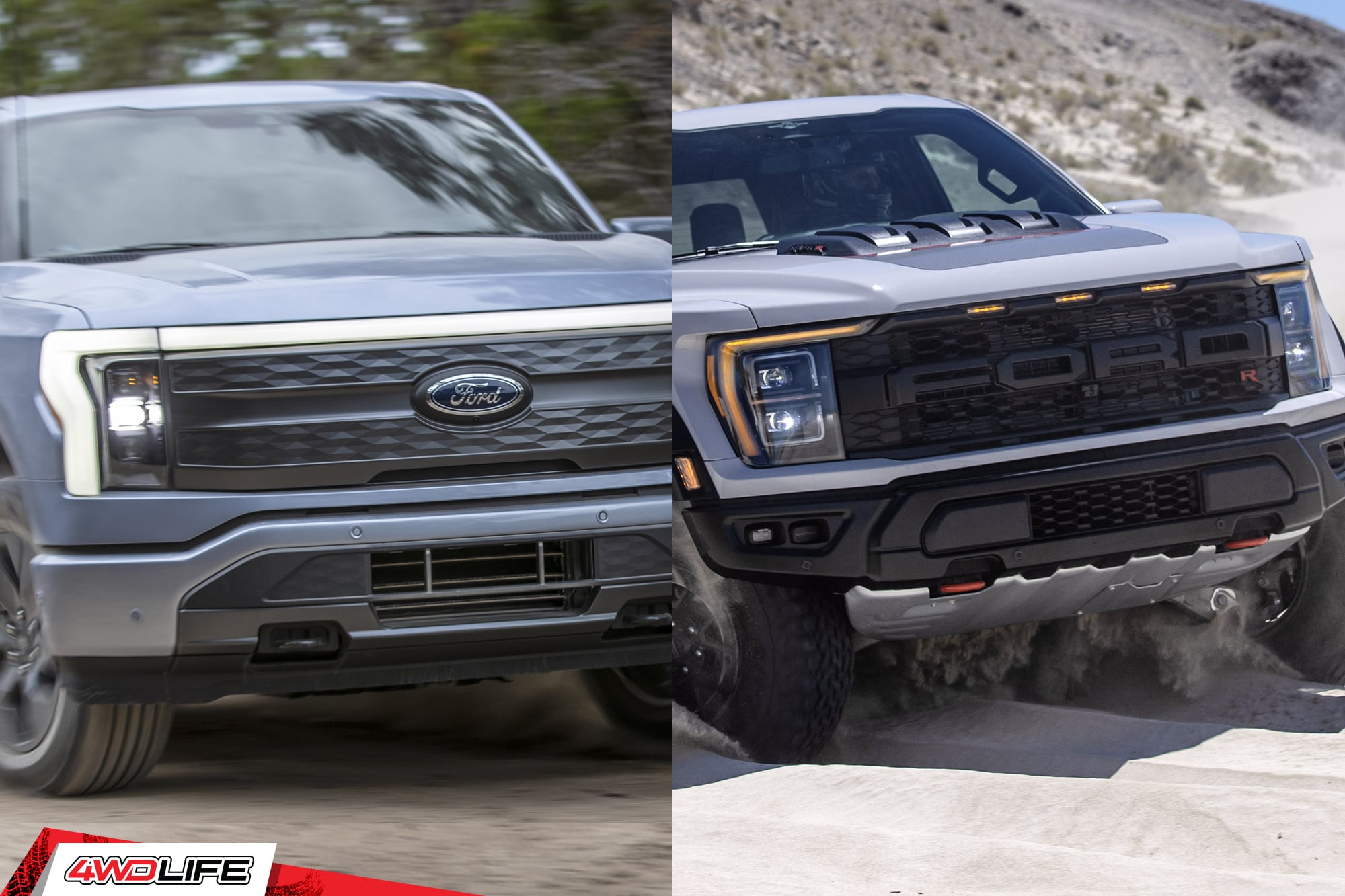 Ford F-150 Lightning vs. Ford F-150 Raptor | 4WD Life